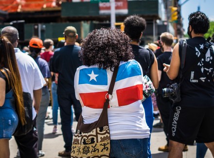 NYC: Puerto Ricans join BLM protest, New York City, New York, United ...
