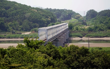 BRIDGE FREEDOM PICTURED IMJINGAK RESORT LOCATED Editorial Stock Photo ...