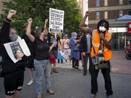 Protesters Gather Outside Offices Suffolk County Editorial Stock Photo ...