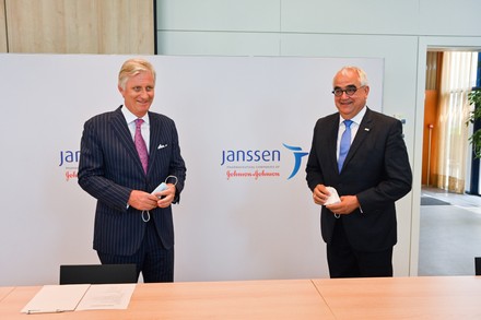 KING PHILIPPE L JANSSEN PHARMACEUTICA CHIEF Foto de stock de contenido ...