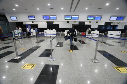 Passengers Check Their Egyptair Flight Sharm Editorial Stock Photo ...