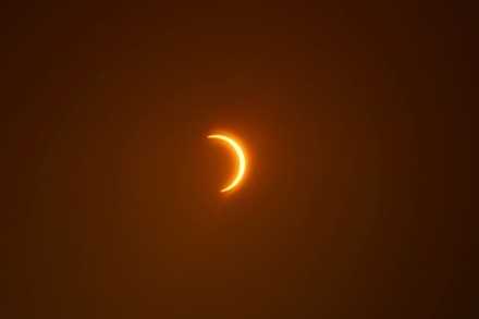 View Annular Partial Solar Eclipse Seen Editorial Stock Photo - Stock ...