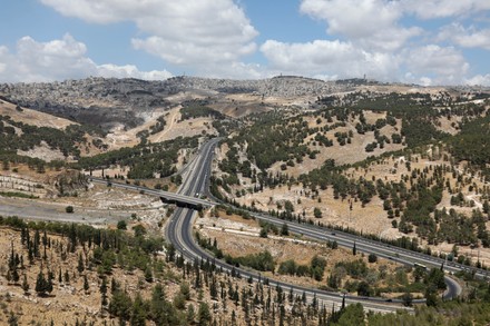 General View E1 Road Leading Israeli Editorial Stock Photo - Stock ...
