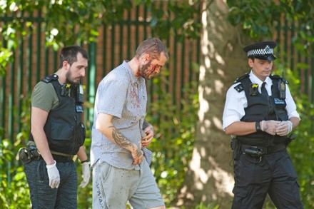 Man Scene Bleeding Head Wounds Coronavirus Editorial Stock Photo ...