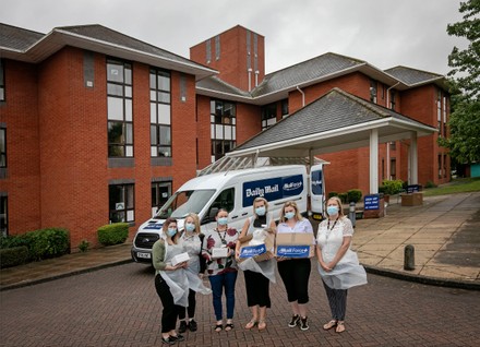 Coronavirus Crisis Mail Force delivery to Youell Court, Coventry, UK ...
