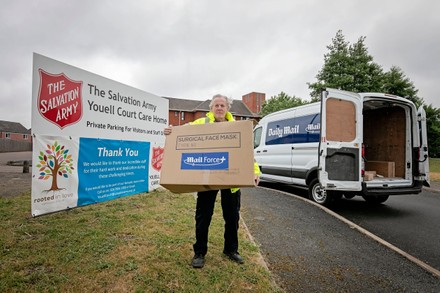 Coronavirus Crisis Mail Force delivery to Youell Court, Coventry, UK ...