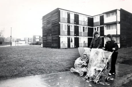 Aldershot Army Barracks Showing Married Quarters Redaktionelles ...