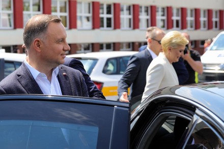 Presidential Couple Andrzej Duda Agata Kornhauserduda Editorial Stock ...