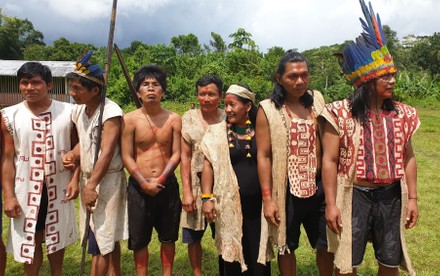 Members Sapara Indigenous People Garbed Traditional Editorial Stock ...