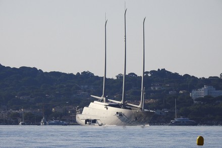 Worlds Largest Sailing Yacht Called Hamilton Editorial Stock Photo ...