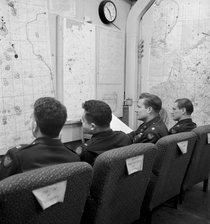 Military Officers Seated Chairs Front Map Editorial Stock Photo - Stock ...