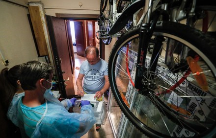 Members Local Election Commission Wearing Protective Editorial Stock ...