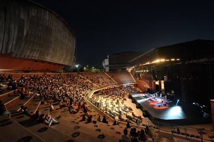 Audience Sitting Safe Distance Cavea Auditorium Editorial Stock Photo ...