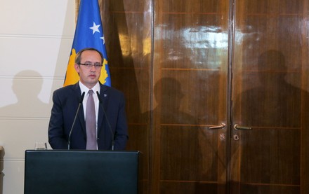 Kosovos Recentlyappointed Prime Minister Avdullah Hoti Editorial Stock ...