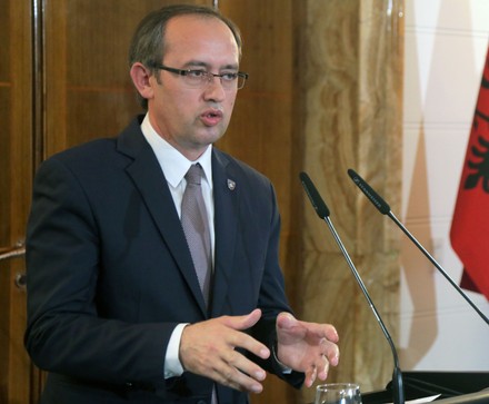Kosovos Recentlyappointed Prime Minister Avdullah Hoti Editorial Stock ...