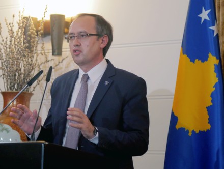 Kosovos Recentlyappointed Prime Minister Avdullah Hoti Editorial Stock ...