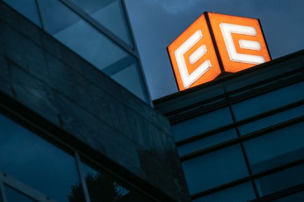 Logo Seen Reflected Outside Headquarters Cez Editorial Stock Photo ...