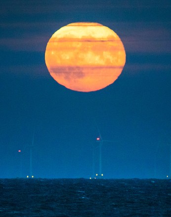 July Full Moon Known Buck Moon Editorial Stock Photo - Stock Image ...