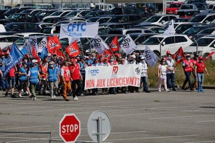 Airbus Employees Demonstrated Airbus Building M67 Editorial Stock Photo ...