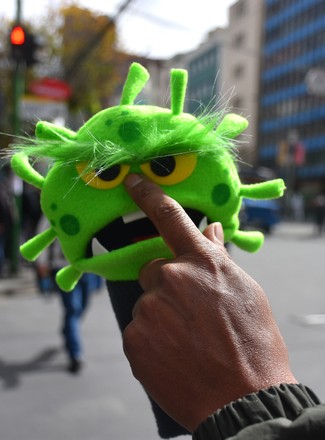 Bolivian Miguel Huallpara Sells Puppets Designed Editorial Stock Photo ...