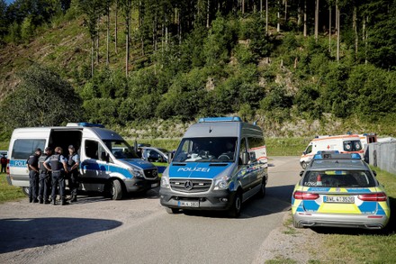 German Police Searching Man Armed Knives Editorial Stock Photo - Stock ...