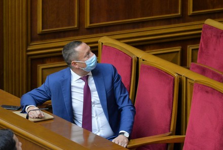 Kyrylo Shevchenko Wearing Protective Face Mask Editorial Stock Photo ...