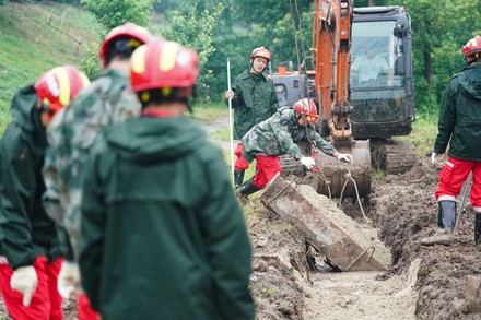 Rescue Team Members Fill Filter Materials Editorial Stock Photo - Stock ...