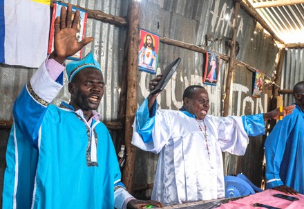 Believers Worshipping Kibera Slums After Churches Editorial Stock Photo ...