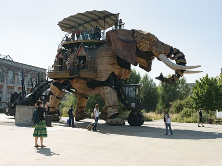 Grand elephant of Nantes, France - 17 Jul 2020 Stock Pictures ...