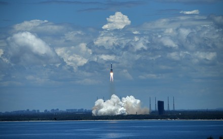 Mars Probe Launched On Long March5 Editorial Stock Photo - Stock Image ...