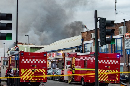 London Fire Brigade Incident Command Units Editorial Stock Photo ...