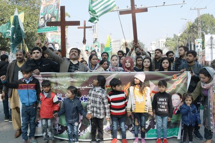 Pakistani Supporters Sunni Tehreek Majlis Ulma Editorial Stock Photo ...