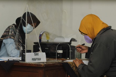 Rapid test passenger train, Madiun, East Java, Indonesia - 30 Jul 2020 ...