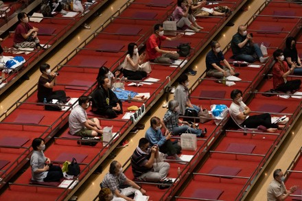 Only One Spectator Allowed Into Each Editorial Stock Photo - Stock ...
