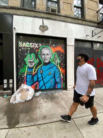 Man Walks Past Street Artist Sacsix Editorial Stock Photo - Stock Image ...