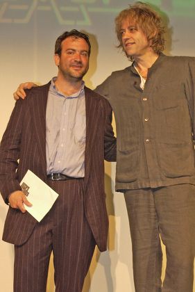 Bob Geldof Presents Doug Fishbone Cheque Editorial Stock Photo - Stock ...