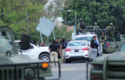 Members Mexican Army Perform Checkpoints On Editorial Stock Photo ...