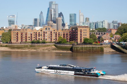 Uber Boat By Thames Clippers First Editorial Stock Photo - Stock Image ...