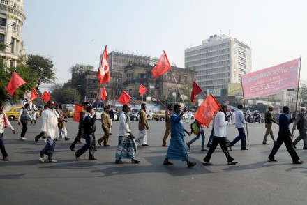 Communist Party India Cpi Activist Take Editorial Stock Photo - Stock ...