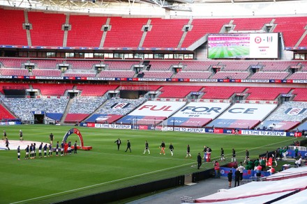 Giant Tv Screen Inside Wembley Stadium Editorial Stock Photo - Stock ...