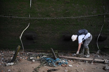 Mudlark Looks Items Historic Interest On Editorial Stock Photo - Stock ...
