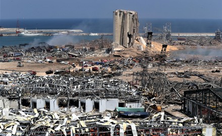 General View Destroyed Port Aftermath Massive Editorial Stock Photo ...