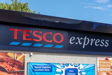 Tesco Express Logo Seen One Their Editorial Stock Photo - Stock Image ...