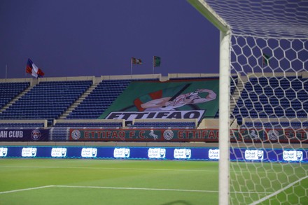 Empty Stadium Before Start Saudi Professional Editorial Stock Photo ...