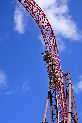 People Ride On Buzzsaw Roller Coaster Editorial Stock Photo - Stock ...