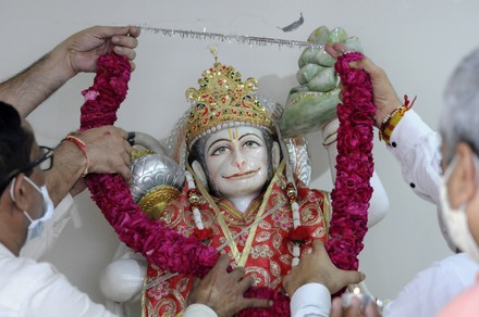 People Praying Hanuman Mandir Noida Phase Editorial Stock Photo - Stock ...