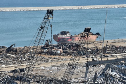 General View Destroyed Port Area Aftermath Editorial Stock Photo ...