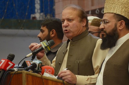 Pakistani Former Prime Minister Muslim League Editorial Stock Photo ...