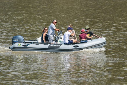 People Boating On Dinghy On River Editorial Stock Photo - Stock Image ...