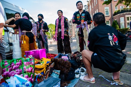World's Indigenous People in Amsterdam, Netherlands - 09 Aug 2020 Stock ...